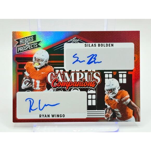 Leaf | Toys | 224 Leaf Heroes Prospects Silas Bolden Ryan Wingo Dual ...